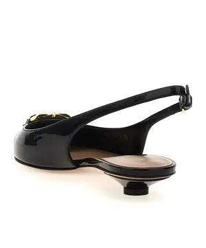 Valentino Garavani Vlogo Signature Pointed Toe Ballerina