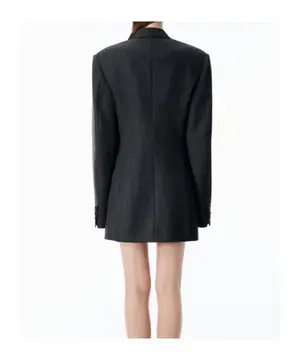 Alexander Wang Double-breasted Fitted Blazer Dress