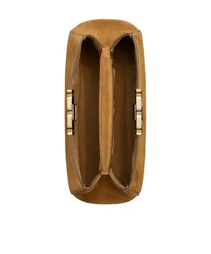 Tory Burch Eleanor Satchel Bag - Caramel