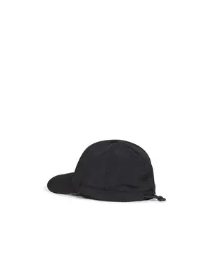 Stone Island Baseball Cap With Embossed Logo - Black