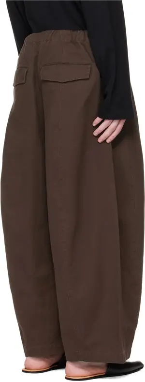 ENTIRE STUDIOS Loft Barrel-leg Pants - Green