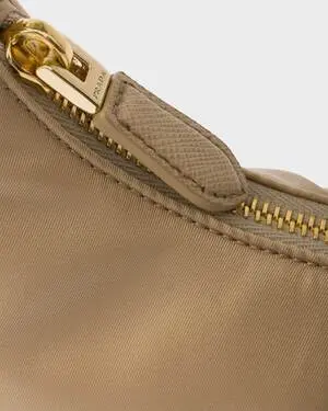Prada Re-edition 2005 Re-nylon And Saffiano Mini Bag - Camel-colored