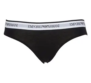 Emporio Armani Logo Printed Underwear - Black