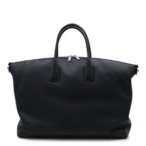 Saint Laurent Logo Stamp Zip-up Tote Bag