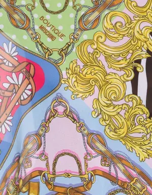 Moschino Mix Scarf Pattern Sweater