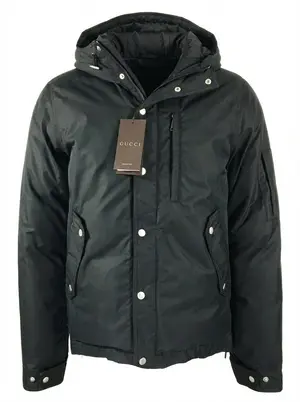 Gucci Long-sleeved Hooded Casual Jacket