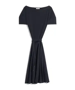 LEMAIRE Short Sleeve Off Shoulder Dress - Urchin