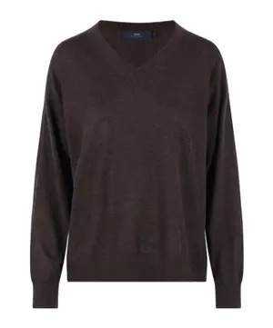 Arch4 V-neck Ribbed Knit Sweater