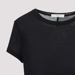 Co Fitted T-shirt With Crew Neck And Short Sleeves