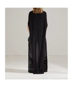 DARKPARK Ruched Long Cape