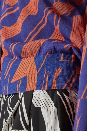 Dries Van Noten V-neck Knitwear With Fabric-covered Buttons