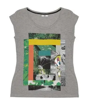 Iceberg Round Neck Logo T-shirt - Gray