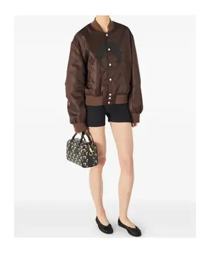MARINE SERRE Moon Print Bomber Jacket