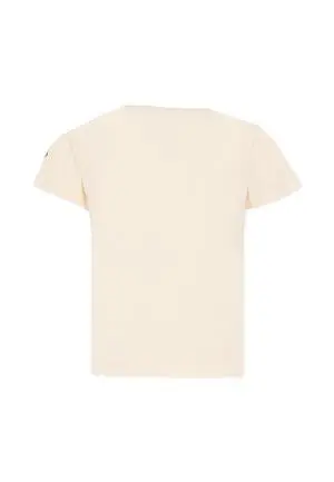 Moncler Logo Embroidered Crewneck T-shirt