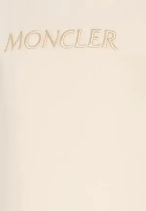 Moncler Logo Embroidered Crewneck T-shirt