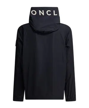 Moncler Logo Hooded Zip-up Jacket