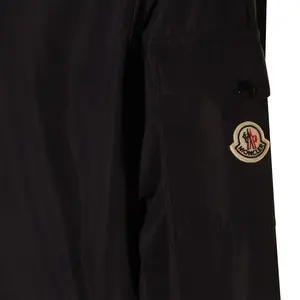 Moncler Logo Hooded Zip-up Jacket