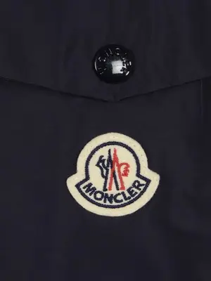 Moncler Logo Hooded Zip-up Jacket
