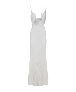 Christopher Esber Salacia Wired Cut-out Maxi Dress - White