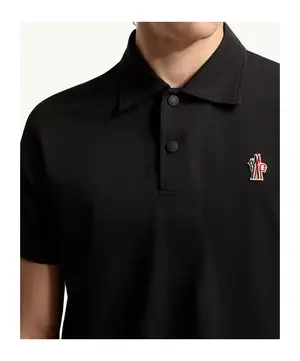 Moncler Logo-patch Short-sleeved Polo Shirt