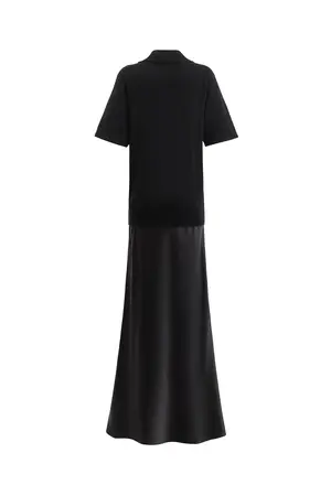 Christopher Esber Short Sleeve Collared Dress