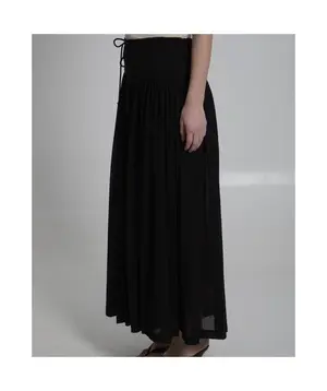 THE ROW Berenice Pleated Wide-leg Pants - Black