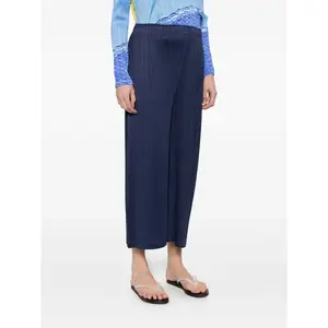 Issey Miyake Wide Leg Pleated Trousers