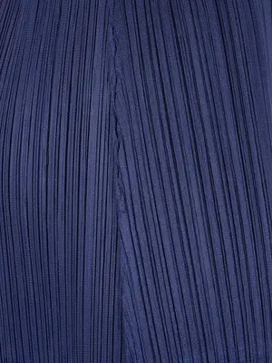 Issey Miyake Wide Leg Pleated Trousers