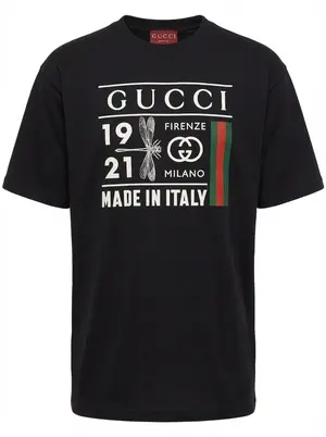 Gucci Logo Printed Crewneck T-shirt