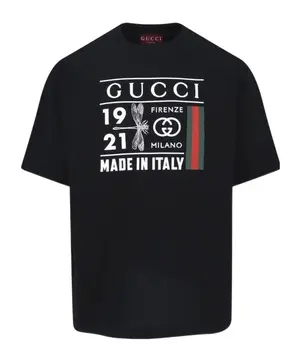 Gucci Logo Printed Crewneck T-shirt