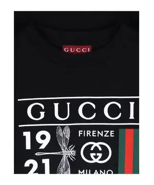 Gucci Logo Printed Crewneck T-shirt