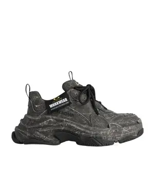 Balenciaga Triple S Lace-up Sneakers - Black