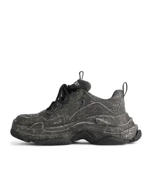Balenciaga Triple S Lace-up Sneakers - Black