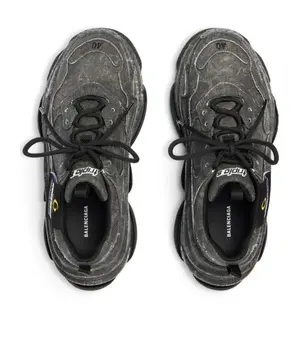 Balenciaga Triple S Lace-up Sneakers - Black
