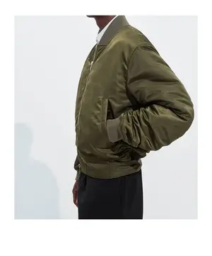 Bottega Veneta Padded Nylon Bomber Jacket