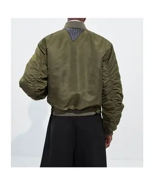 Bottega Veneta Padded Nylon Bomber Jacket