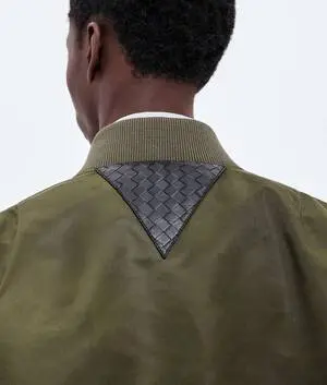 Bottega Veneta Padded Nylon Bomber Jacket