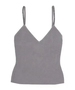 Retrofete Embellished Strap Knit Top