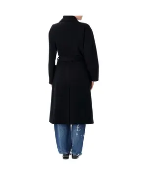 Polo Ralph Lauren Belted Lapel Collar Coat - Black