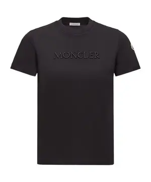 Moncler Embroidered Tonal Logo T-shirt