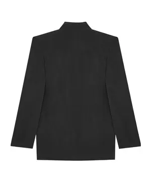 Saint Laurent Double-breasted Peak Lapel Jacket