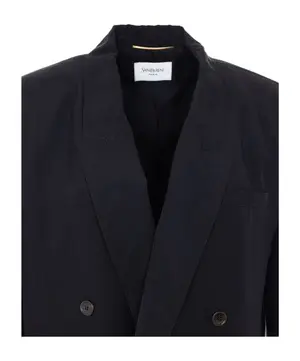 Saint Laurent Double-breasted Peak Lapel Jacket