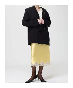 Saint Laurent Double-breasted Peak Lapel Jacket