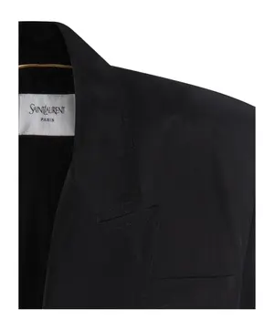 Saint Laurent Double-breasted Peak Lapel Jacket