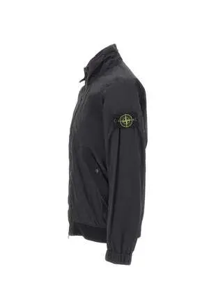 Stone Island Logo Patch Zip-up Jacket