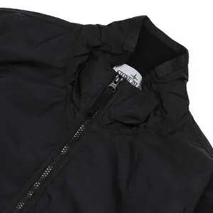 Stone Island Logo Patch Zip-up Jacket