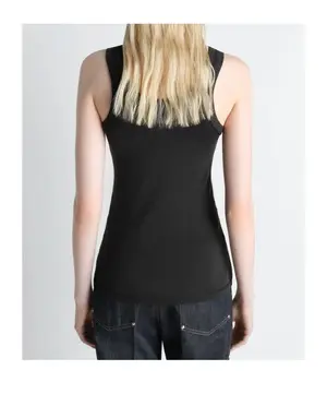LEMAIRE Crewneck Sleeveless Top - Black