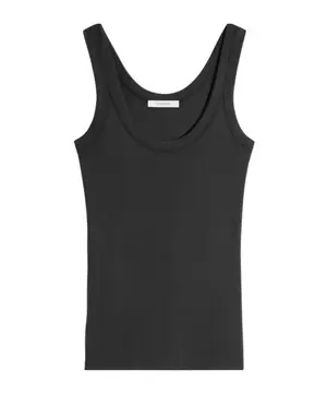 LEMAIRE Ribbed Top - Black