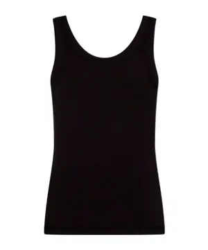 LEMAIRE Ribbed Top - Black