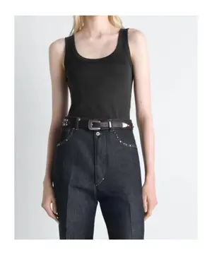 LEMAIRE Ribbed Top - Black